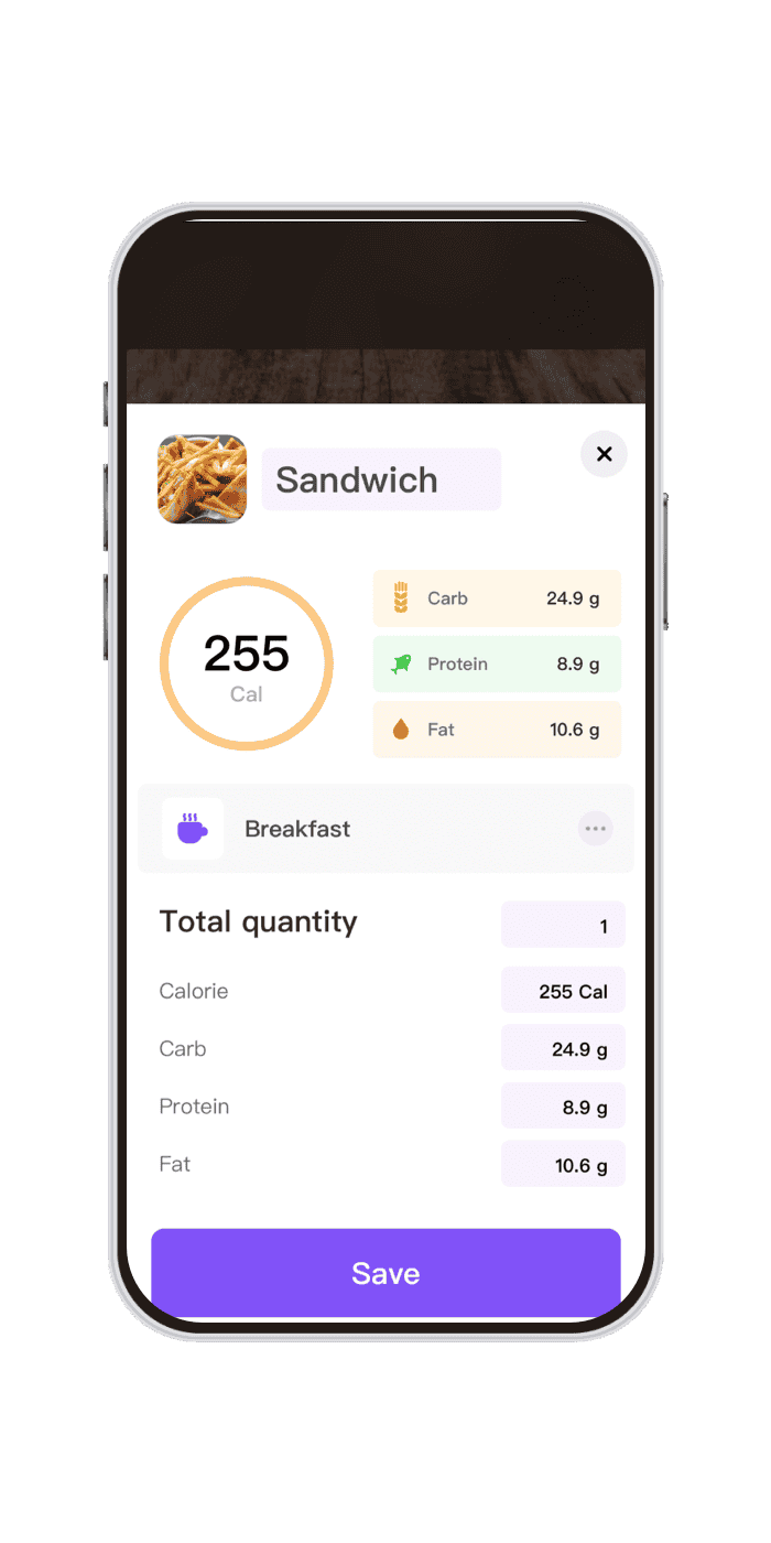 CalorieScan - Track your calories with just a APP